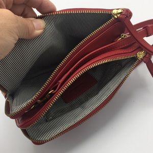Steven Alan Bags | Steven Alan Red Leather Crossbody Bag | Poshmark
